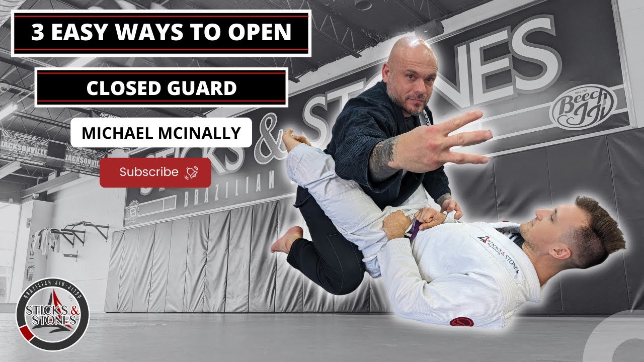 3 EASY ways to open closed guard - YouTube