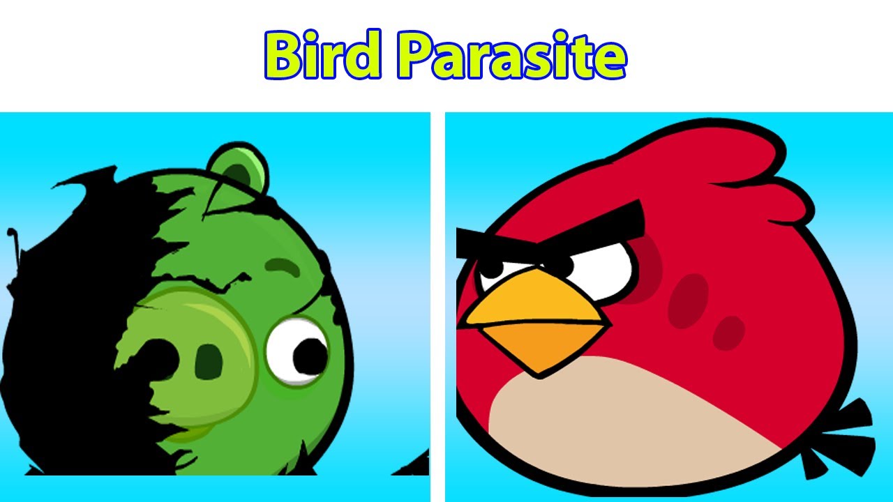 Friday Night Funkin' VS Angry Birds Parasite | Musta Parvi (fnfmod ...
