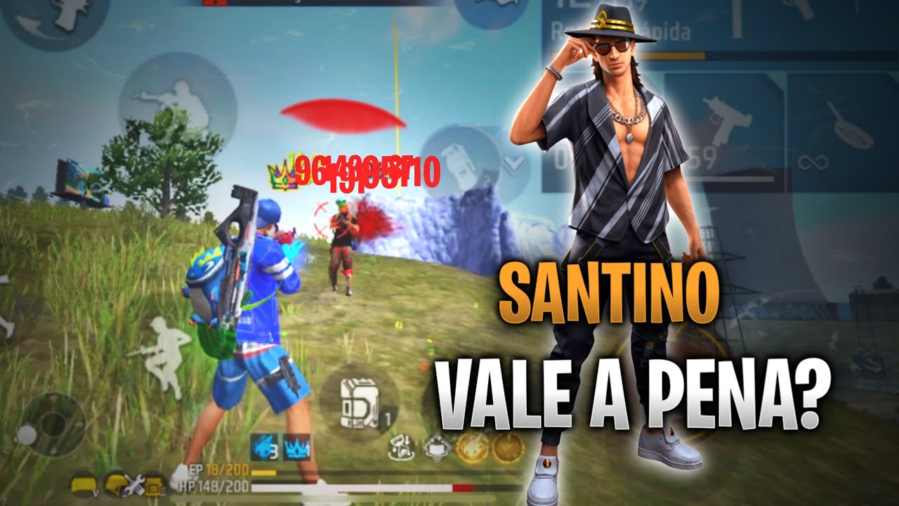 SANTINO? Melhor Personagem do Free fire? - YouTube