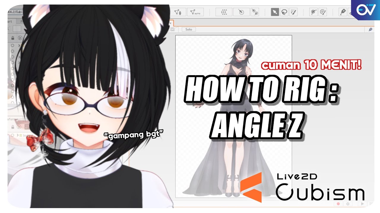 【Tutorial Live2D #1】Cara Rigging ANGLE Z kurang dari 10 MENIT (cocok untuk pemula) - YouTube