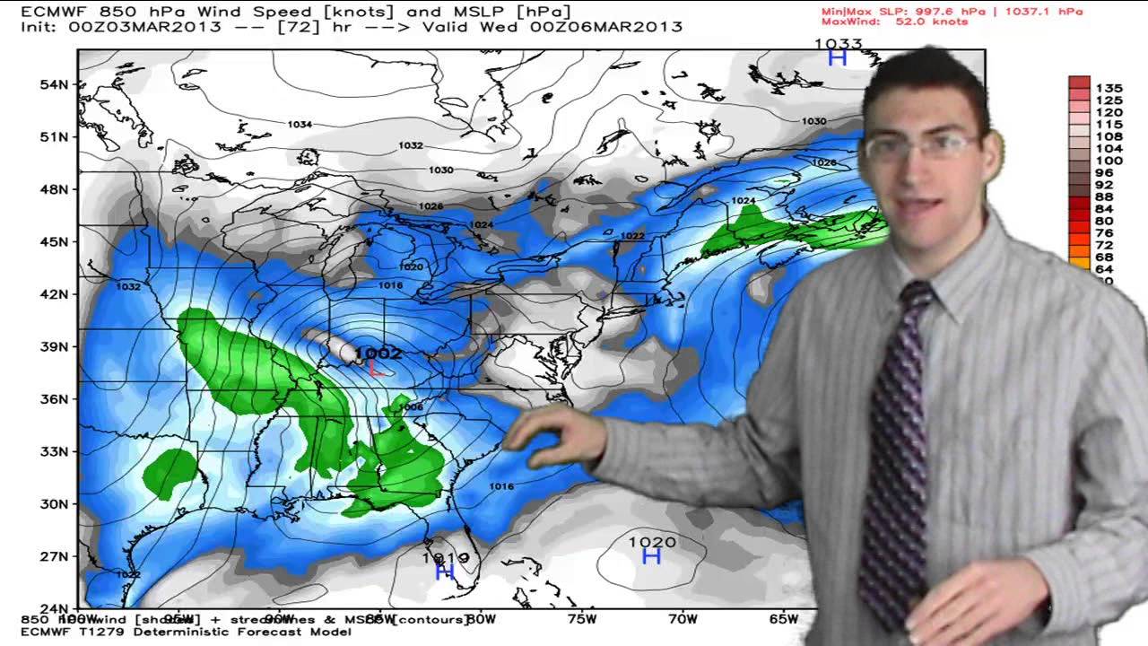 Computer forecast models led forecasters astray last storm. - YouTube