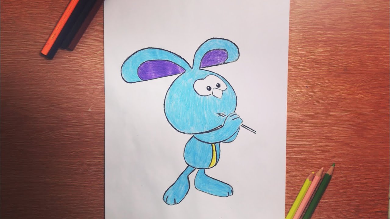 رسم سهل | رسم رومبا من كرتون الدنيا روزيdraw romba from Everything's ...