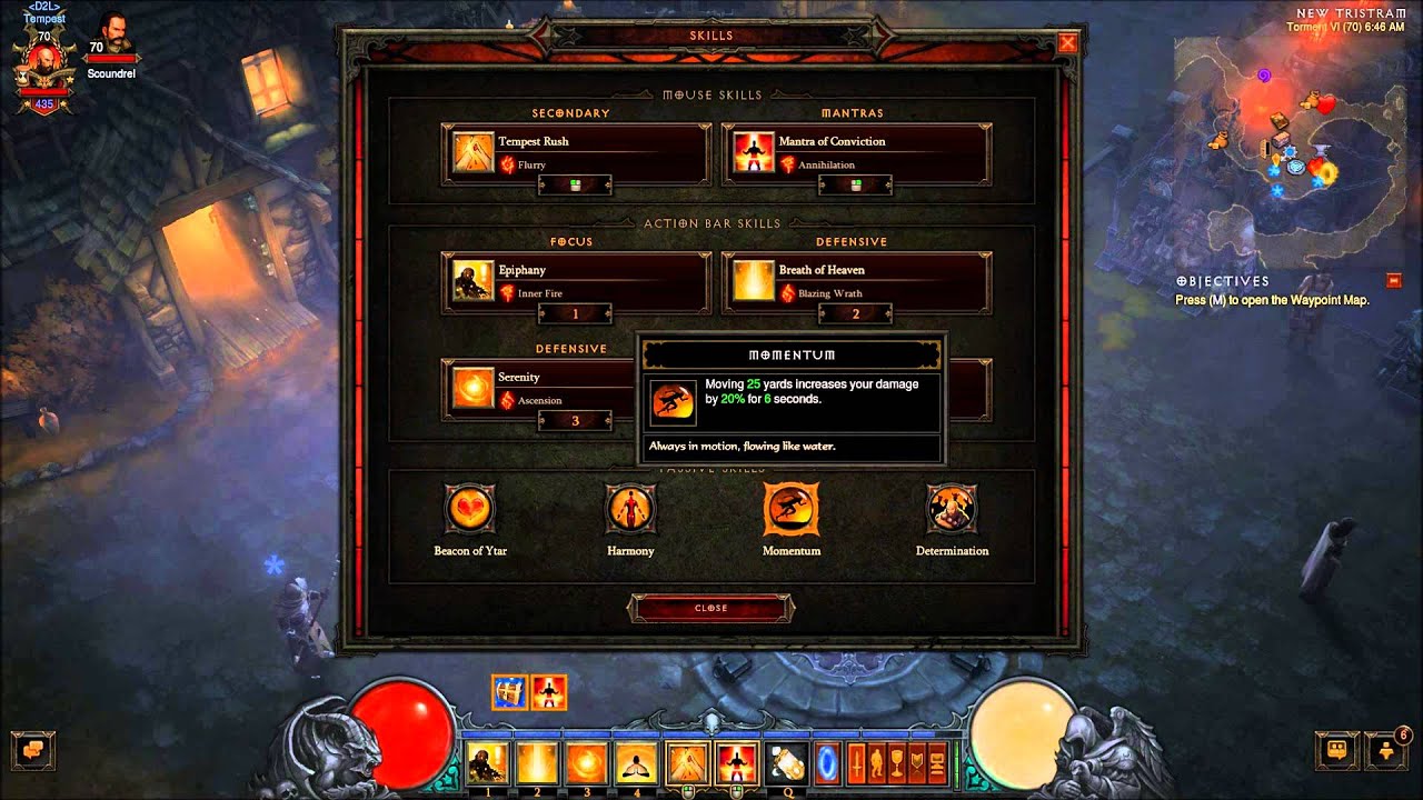 Diablo 3 ROS 2.1 GODLY MONK BUILD - YouTube