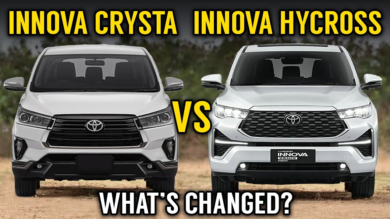 New Innova Hycross Vs Innova Crysta| What's New? | Detailed Comparison ...