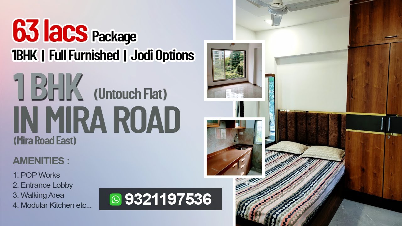 Urgent Sale 1BHK Full Furnished Flat In Mira Road @63 Lacs Package ...