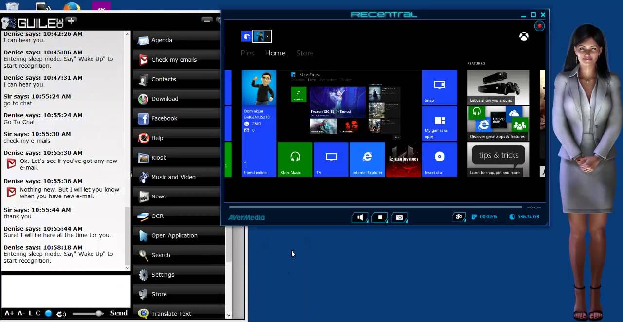 A.I. With Windows 8.1 And Xbox One Integration - YouTube
