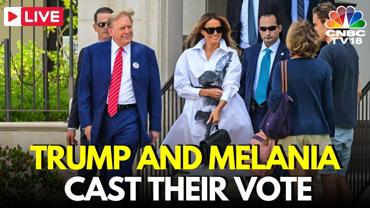 LIVE: Donald Trump, Melania Trump Cast Their Vote in Palm Beach ...