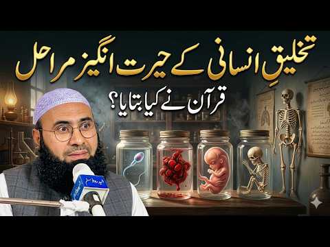 From Nutfa to Human – انسان کی تخلیق کا حیران کن راز | Must Watch | Molana Ahmad Jamshed Khan Shab.