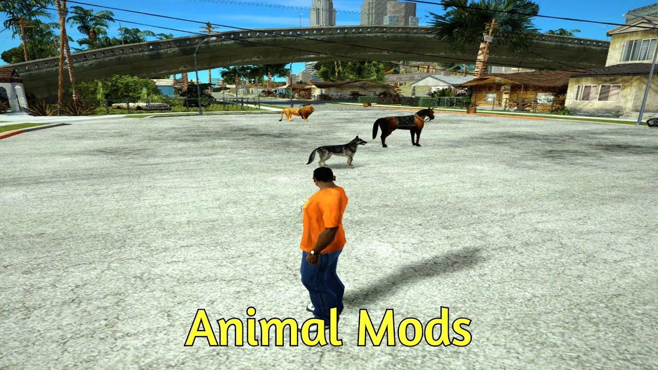 GTA San Andreas Mod - Animal Mods - YouTube