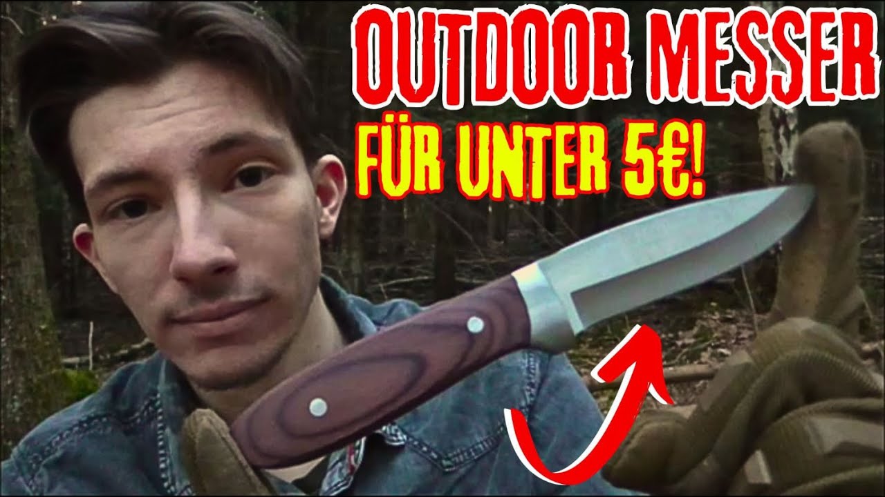 OUTDOOR MESSER FÜR UNTER 5€ | Low Budget und dann auch noch gut ...