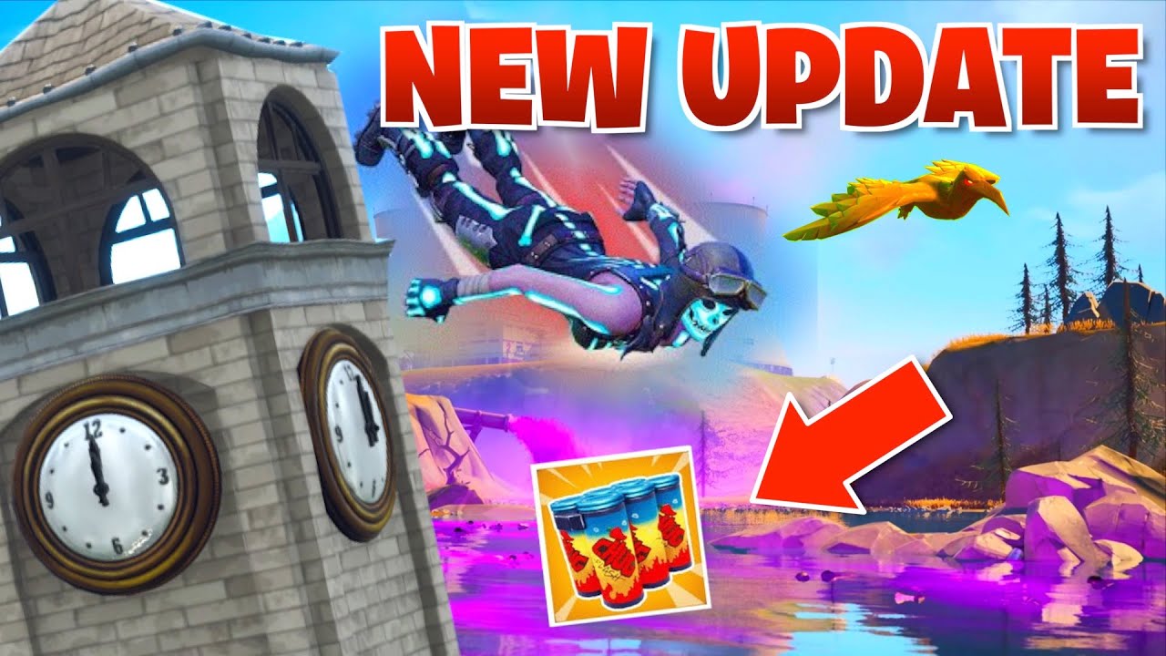 NEW UPDATE IN FORTNITE SEASON 8 (Chilli Chug Splash, Steamy Stacks ...