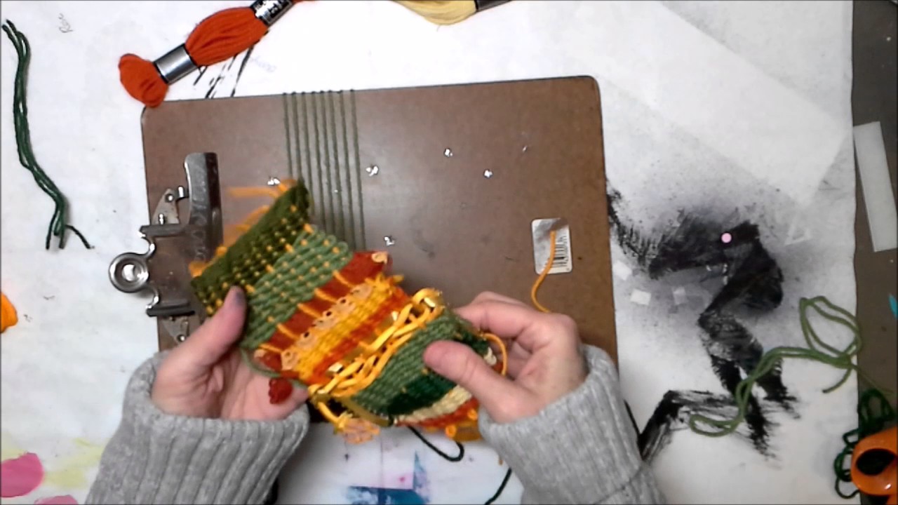 Clipboard Weaving Part One- Getting started - YouTube