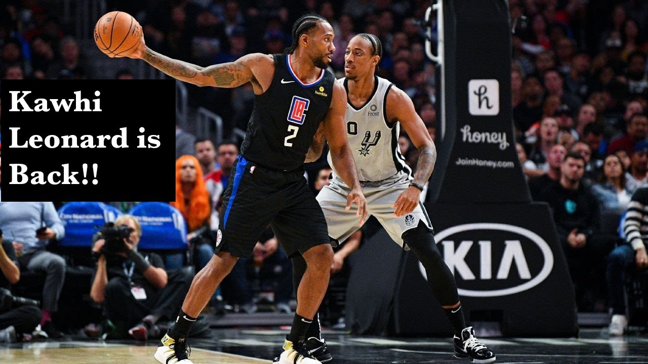 Kawhi Leonard is BACK!! Full VoiceOver Breakdown! - YouTube