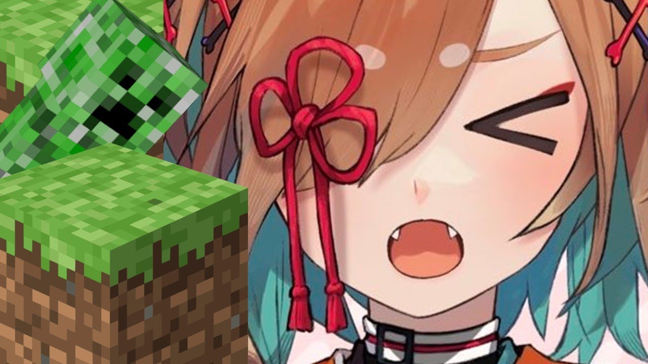 Shiki Miyoshino noises and clips from Minecraft #1 【PRISM Project ...