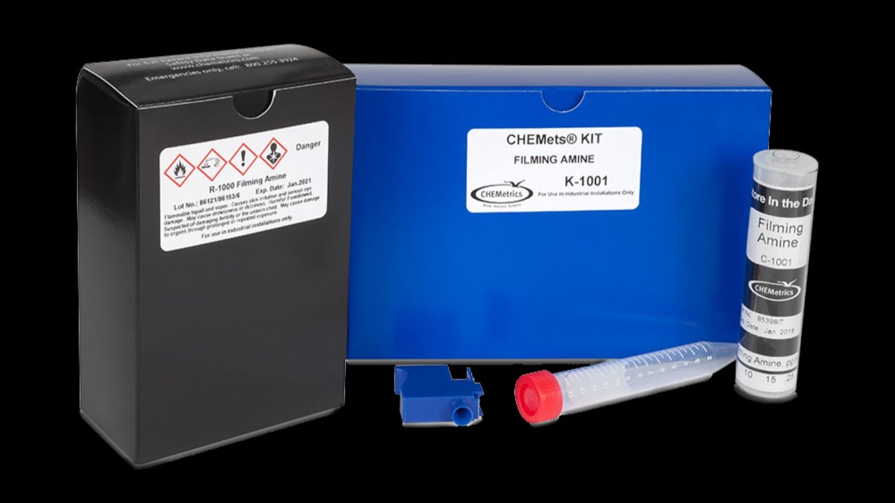 CHEMetrics Filming Amines Test Demonstration - YouTube