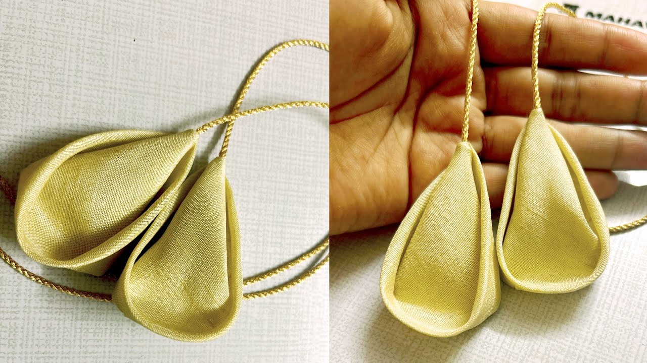 How to Make Fabric Latkan for Blouse //Easy Latkan Making// Make Latkan ...