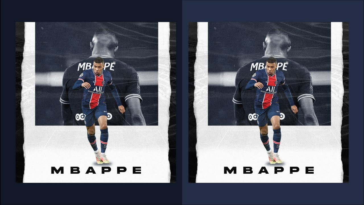 Adobe Photoshop Tutorial | Sport Flyer Design | Mbappe - YouTube