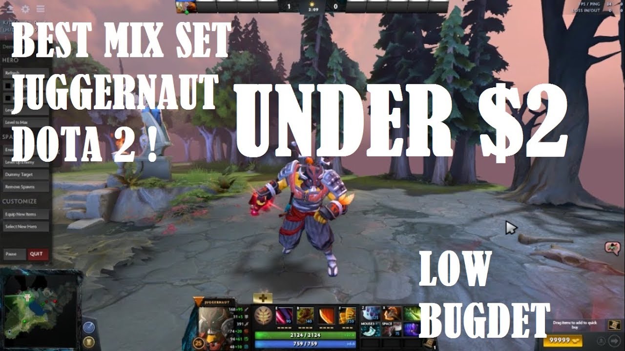 BEST CHEAP DOTA 2 MIX SET - JUGGERNAUT ( under $2 November 2018 ) - YouTube