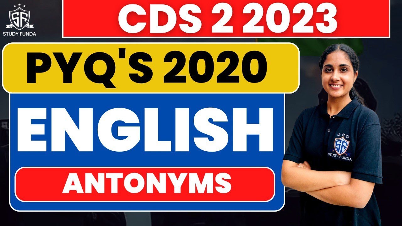 CDS English PYQ - 2020 2 Synonyms - YouTube