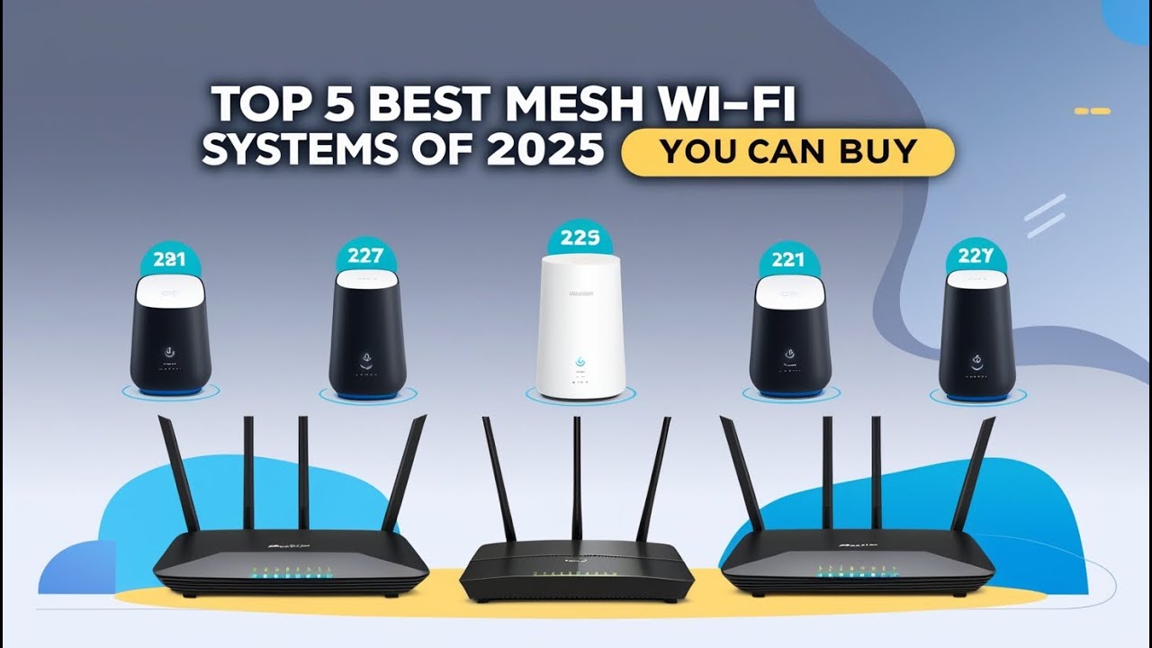 Top 5 best mesh Wi Fi systems of 2025 You can buy⚡💥 - YouTube