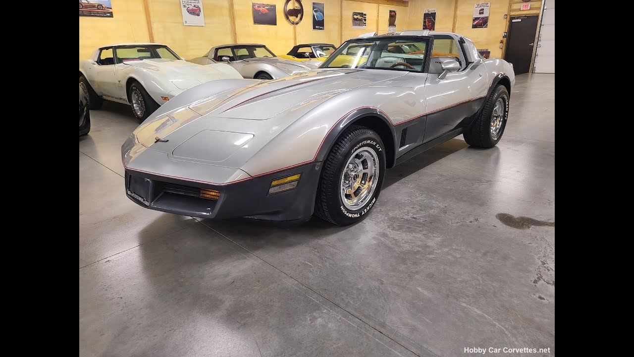 1981 Two Tone Silver Charcoal Corvette Hot Rod For Sale - YouTube