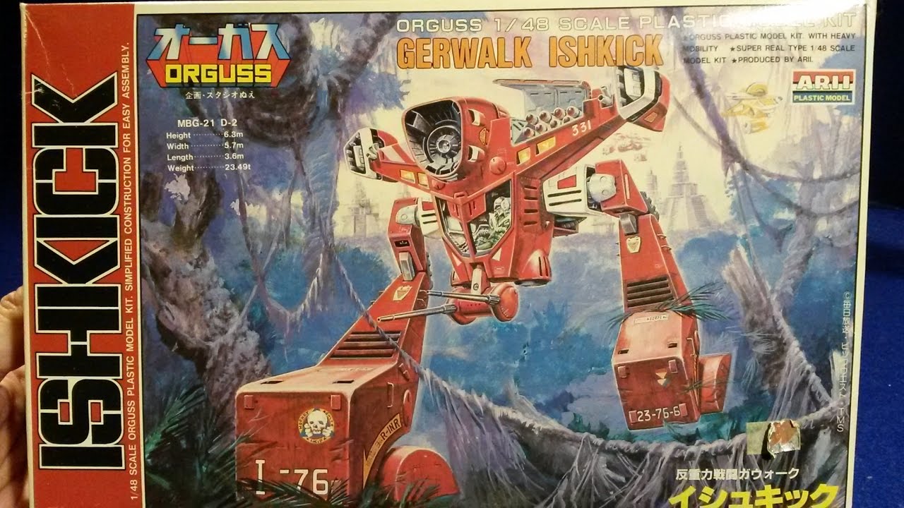 Ishkick au 1/48 par Arii (Orguss) - YouTube
