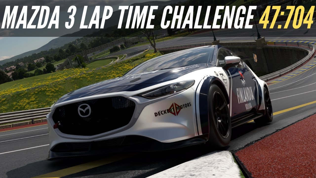 Gran Turismo 7: Lap Time Challenge Alsace Test Course Reverse | Mazda 3 ...