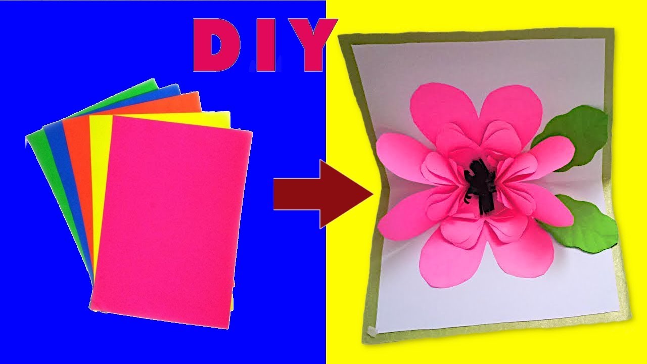 Pop Up Card Tutorial | DIY Pop Up Greetings Card |Holiday Cards | Aloha ...