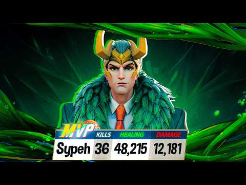 This is why LOKI is actually OP (48K Healing & 12K DMG) in Marvel Rivals