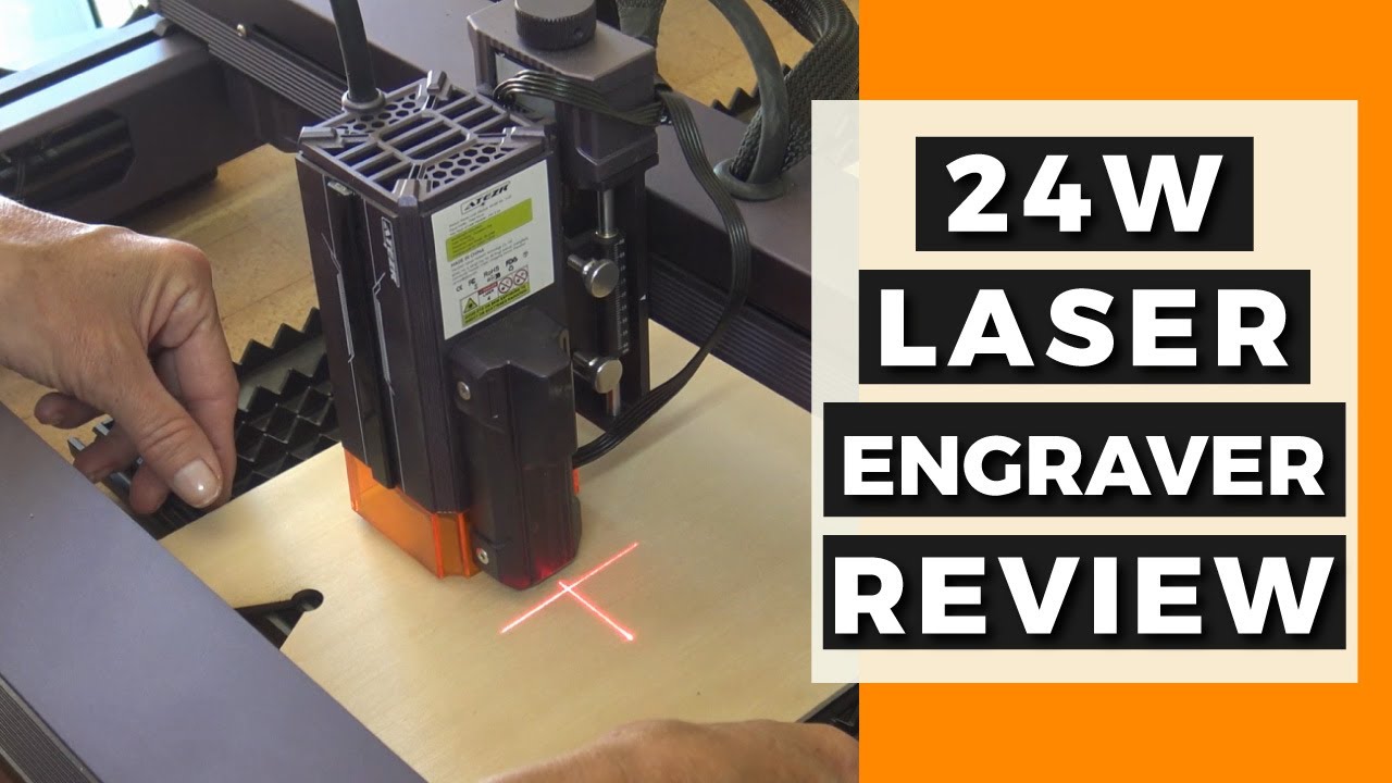 24W Atzer Laser Review | Laser Engraver Projects - YouTube