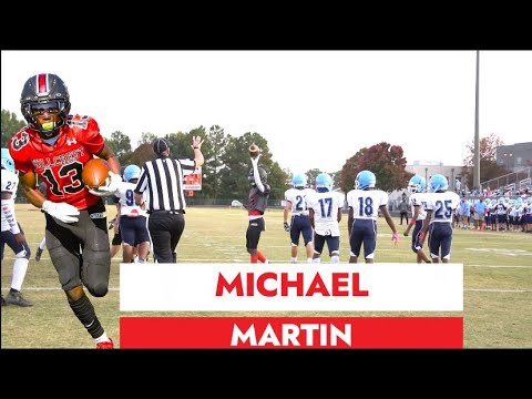 JL Mann D Team at Hillcrest Rams - Michael Martin Touchdown - YouTube
