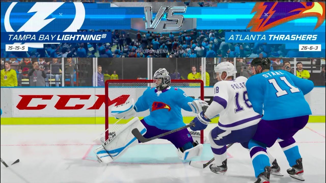 NHL 20 Atlanta Thrashers Franchise Year 2 Game 36 vs Tampa Ep 134 - YouTube