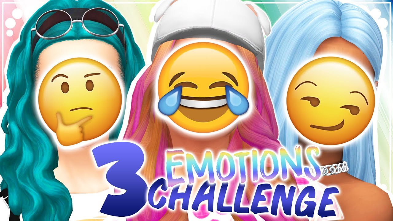3 FAVOURITE EMOTIONS CHALLENGE 💚💜💙 + 48 CC LINKS!! | The Sims 4 ...