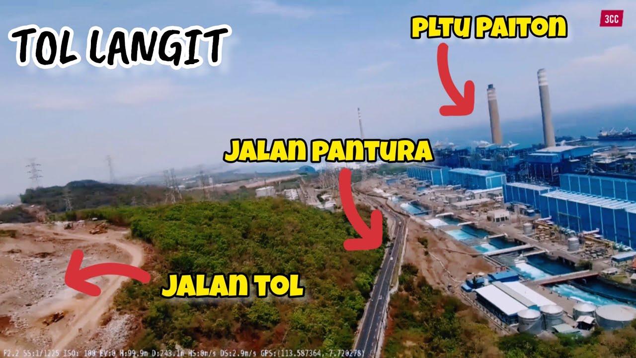 Jalan Tol Probowangi Paket 3 Selatan PLTU Paiton Melewati Pegunungan ...