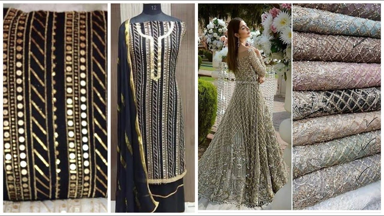 Latest elegant Trending Fancy net fabrics Materials Details Video - YouTube