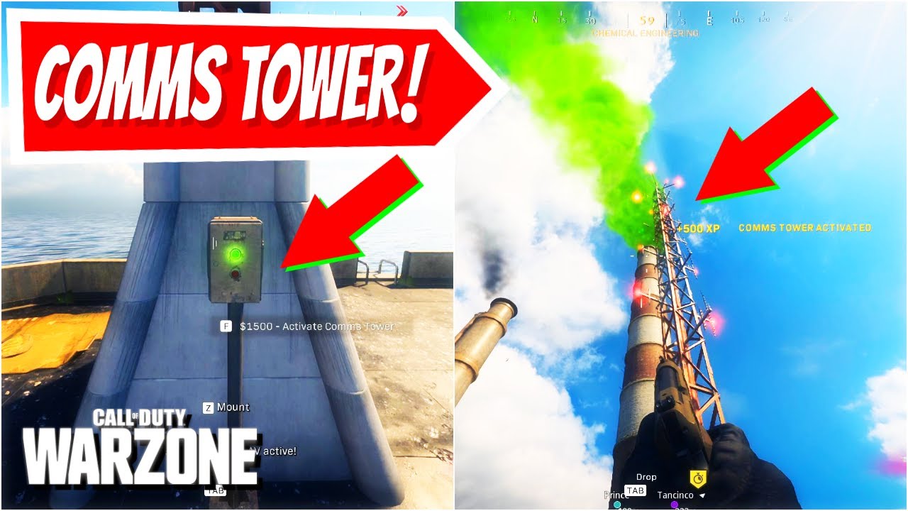 WARZONE: First Look At "Communications Tower" In Rebirth Reinforced ...