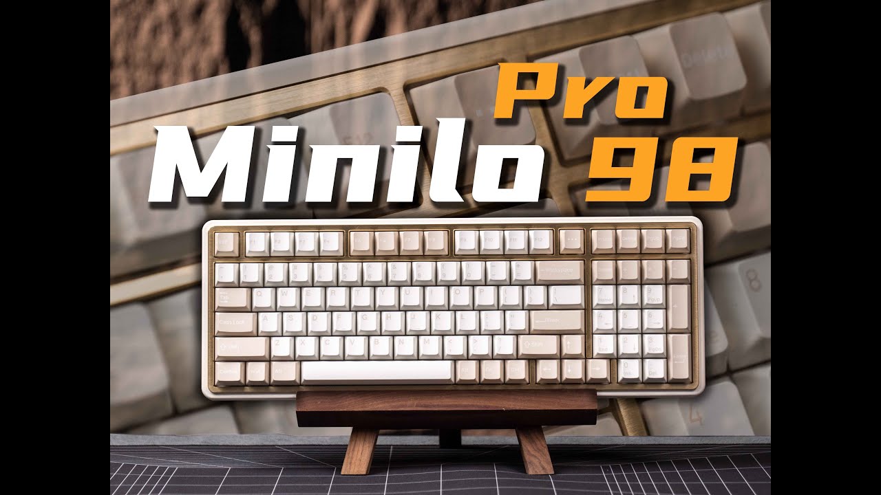 升級金屬邊框！阿米洛首款98配列鍵盤 精緻的minilo98pro上手體驗分享 - YouTube