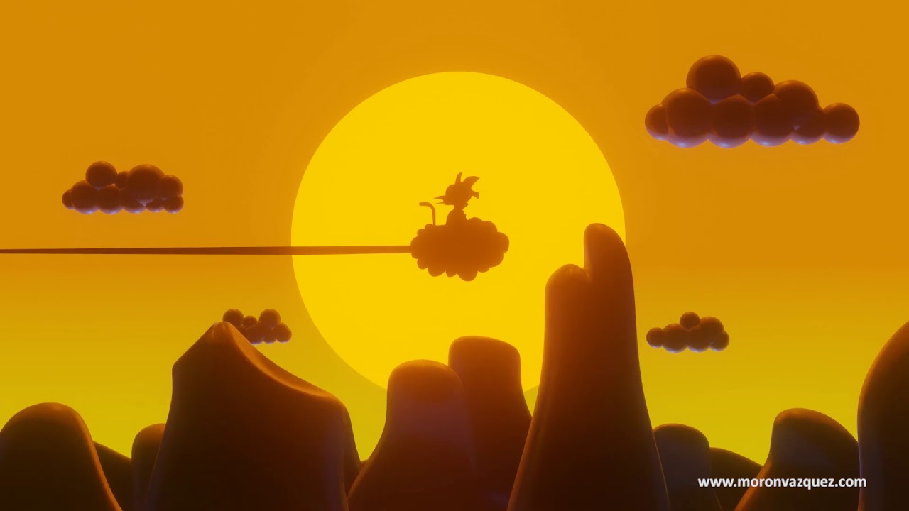 Blender Dragon Ball / Animación siguiendo una idea del canal MassterFX ...
