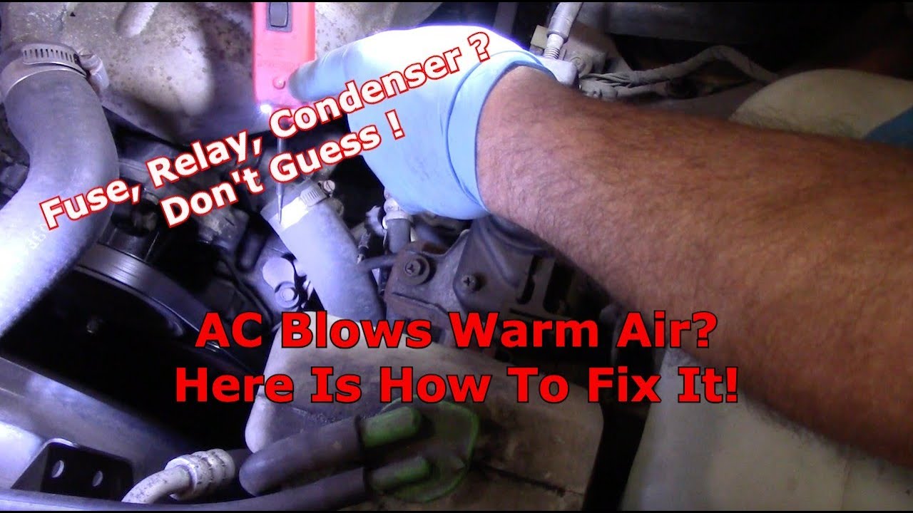 How To Fix Your Car AC That Works But Is Not Blowing Cold Air - YouTube