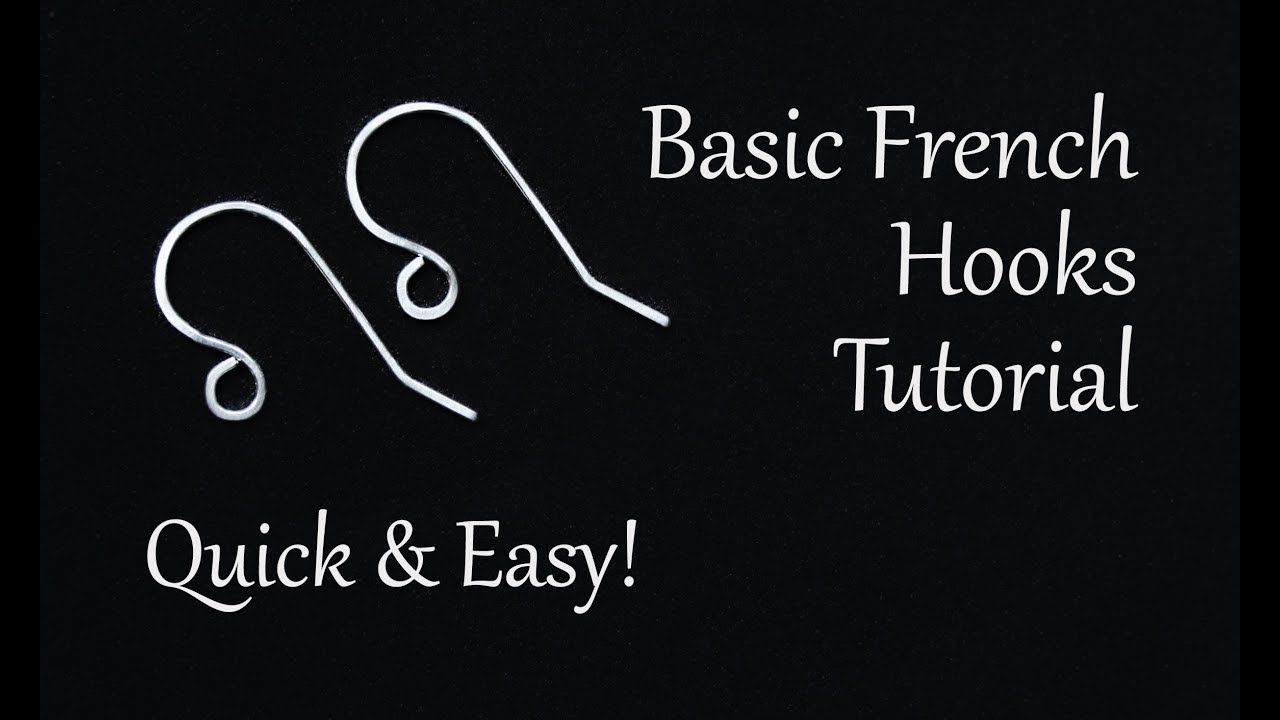 How to Make Hook Ear Wires - Easy and Quick Trick - Beginner Wire ...
