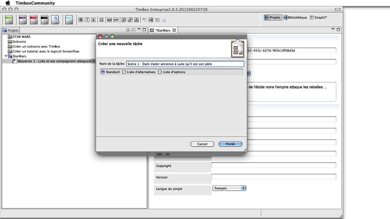Créer un scénario avec le logiciel TimBox - YouTube