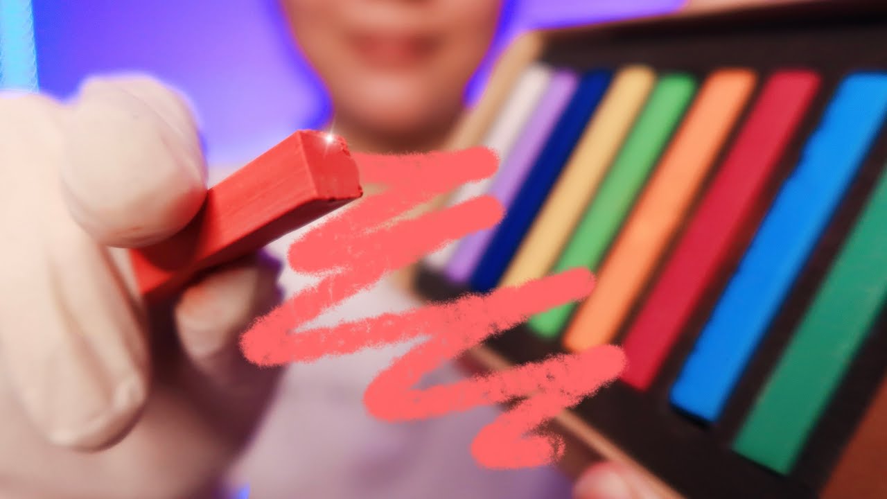 ASMR Drawing on Your Face (Relaxing Drawing Sound) - YouTube