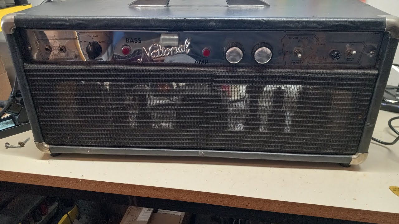 National Model 70 amplifier - YouTube