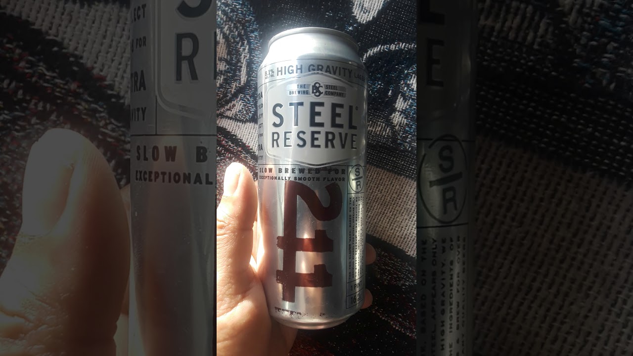 Steel Reserve beer 211! Ghetto review! - YouTube