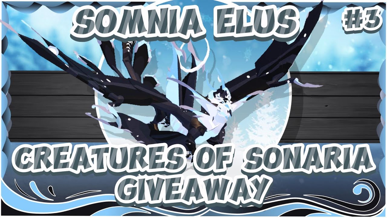 5X Somnia Elus Giveaway Creature of Sonaria 3rd {Ended} - YouTube