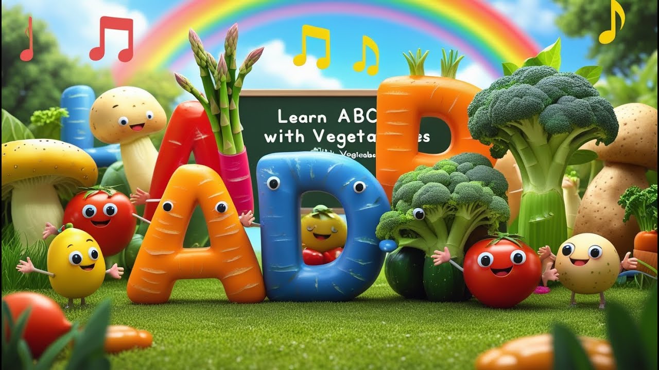 A to Z Vegetables | Vegetable Alphabet Song | ABC Learning for Toddlers ...