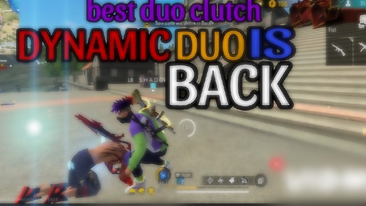 Dynamic Duo is Back || Best Duo Clutch 🥰 || Garena Free Fire Max ...