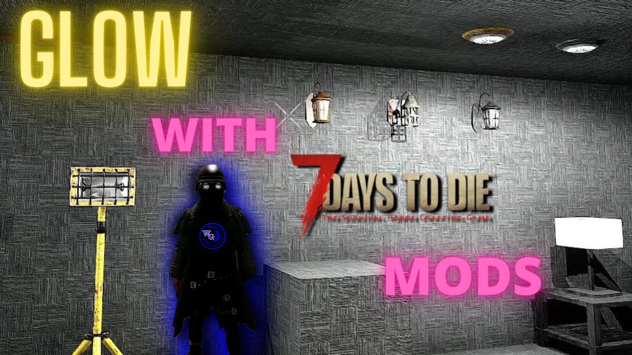 7DTD Mod More Craftable and Working Lights Mod Review - YouTube