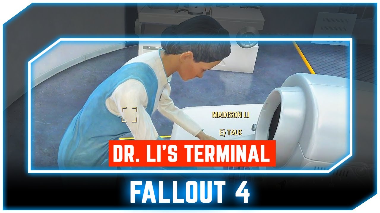 Fallout 4 - Dr. Li's Terminal - YouTube