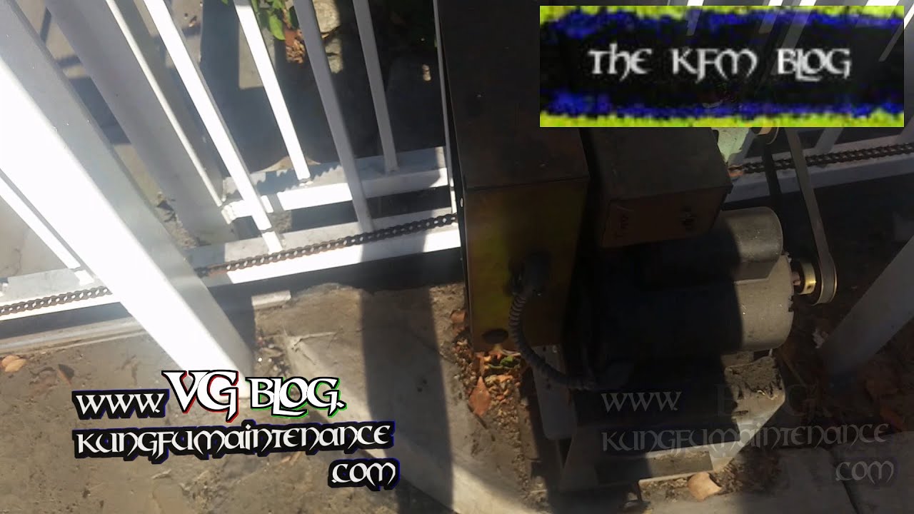 Electronic Driveway Gate Off Rail How To Restart After Re Setting Back ...